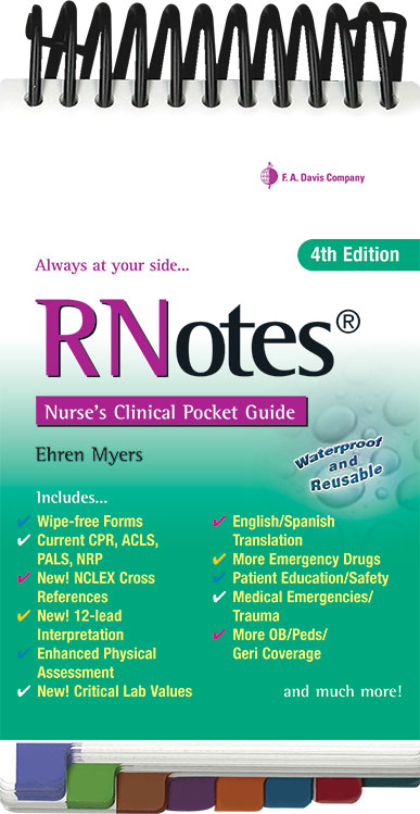 Nursing Notes For Dummies Nursing Notes & Study Guide (spiral Bound)